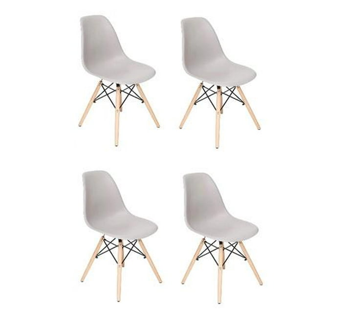 Someones In A Makro Smte 4 X Wooden Leg Chairs Grey Mood