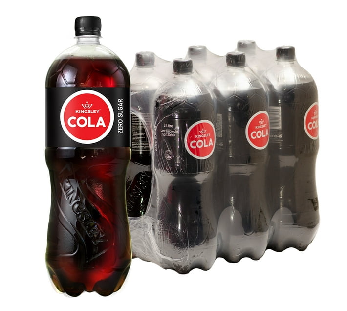 Kingsley Sparkling Soft Drink - Cola Zero Sugar (6 x 2L) | Makro