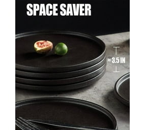 Lenas round plates Dinner Plate (Pack of 6) | Makro