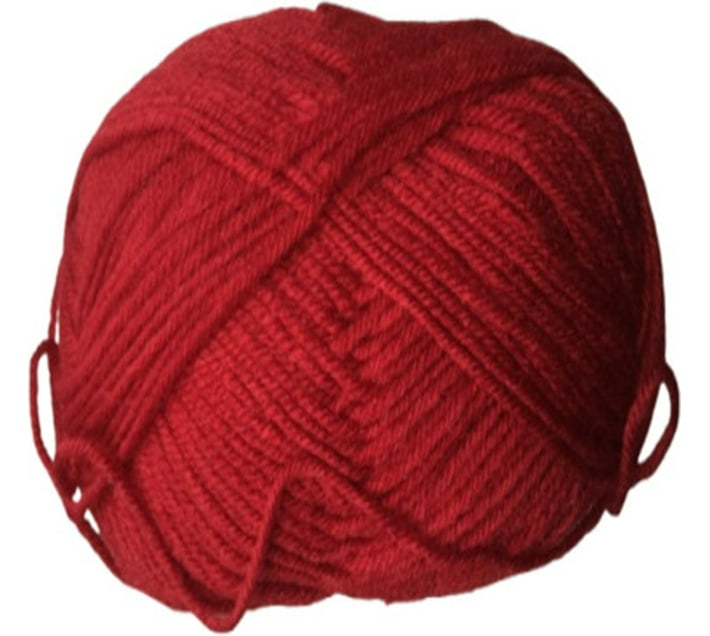 LONDZ Maroon Wool Knitting Wool Art and Craft Kit (Maroon) | Makro