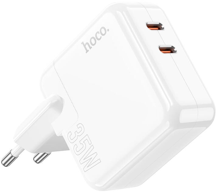 Hoco. USB-C Adapter 35Watt With Dual USB-C Ports-C110A USB Adaptor ...