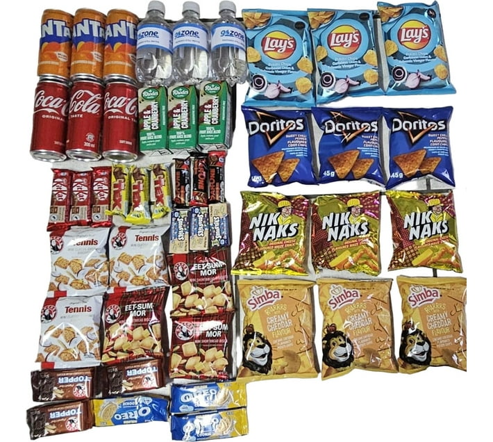 eneri Mixed Lunch Box Snack Hamper Combo - 48 Items (48 x 3 g) | Makro