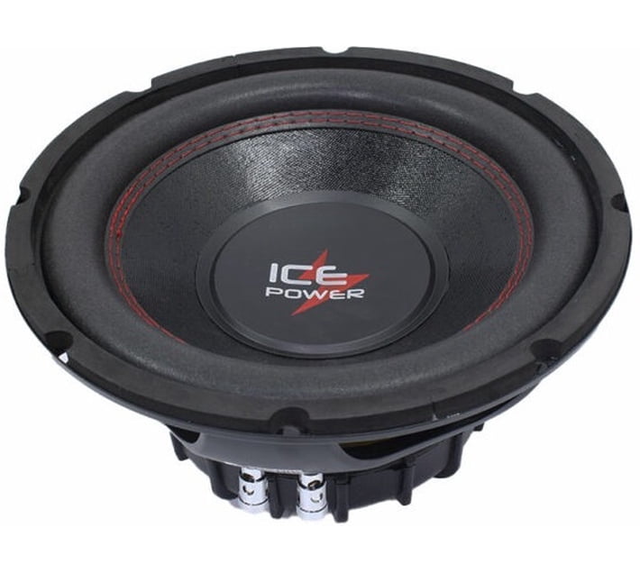 Ice Power IPW-1001 Subwoofer Rear Deck Mounted Round Car Speaker (3000 ...
