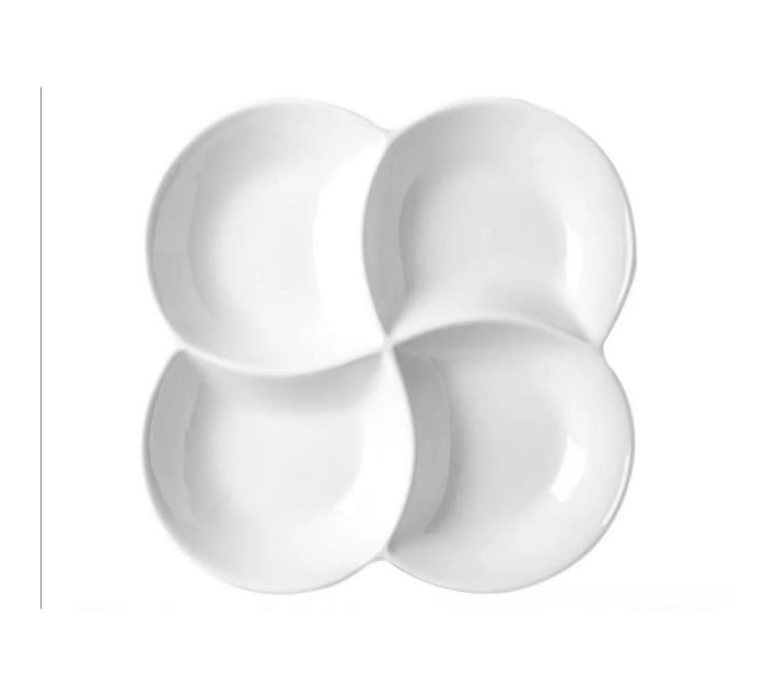 Someone’s in a Makro Partitioned Interconnected Ceramic Plate Mood