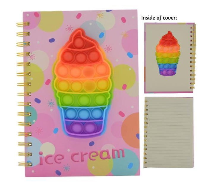 Someone’s in a Makro Fidget Pop It A5 Notebook â€“ Ice Cream Mood