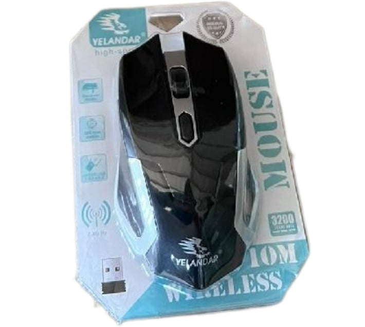 Yelander 221018 Wireless Gaming Mouse (2.4GHz Wireless, Black) | Makro