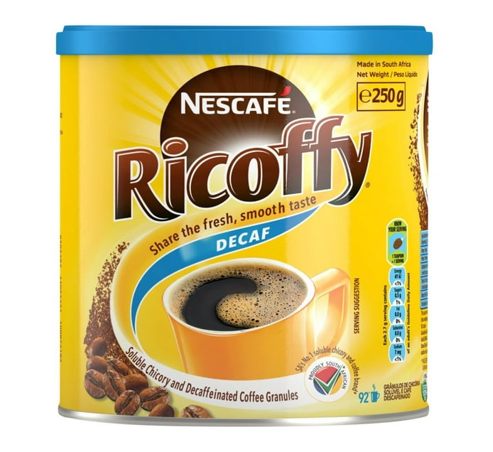 Nescafe Ricoffy Coffee Decaf (1 x 250g) | Makro