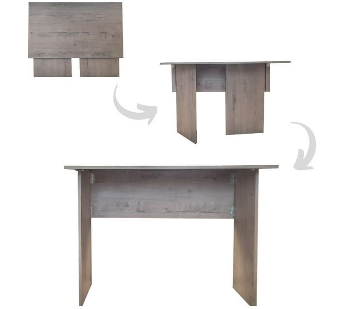 SpaceSave Flip n Flat Folding Portable Desk Engineered Wood ...