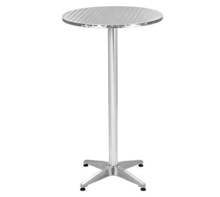 Someone’s in a Makro Round Table Silver Aluminium Mood