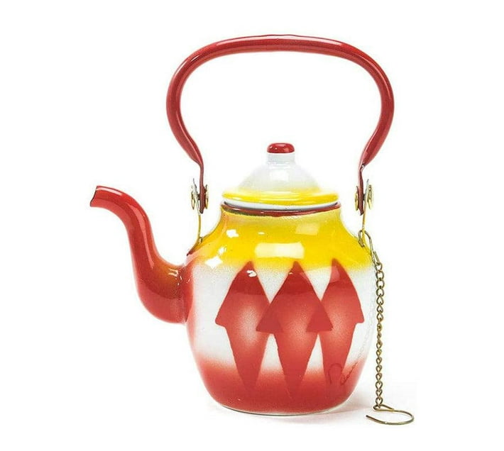 Someone’s in a Makro Garnet Enamel Tea Pot 16cm/2.2LT Red Mood