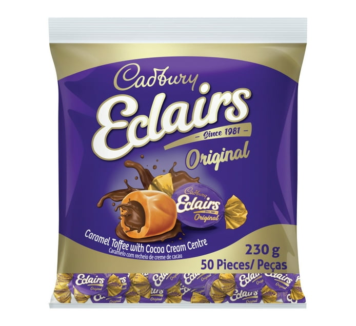 Buy Cadbury Eclairs Original Caramel Toffee With Cocoa Cream Centre ...