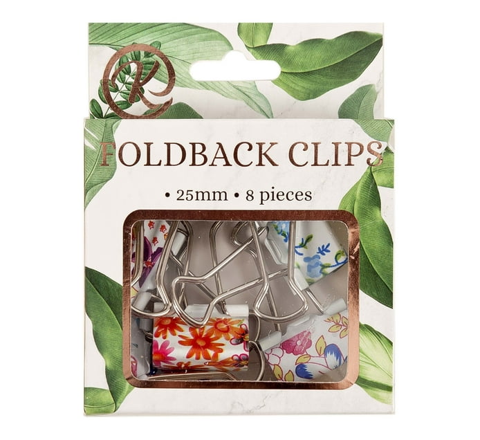 Kenzel 25 mm Foldback Clips 8-pack | Makro