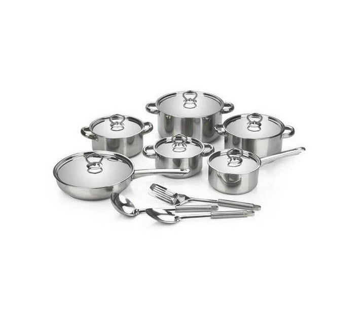 Stainless Steel Cookware Set - 15 piece | Makro
