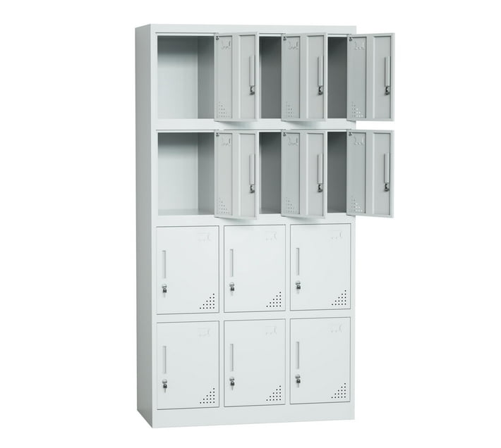 Someone’s in a Makro Steel 12 Door Inner handle Locker Cabinet With ...