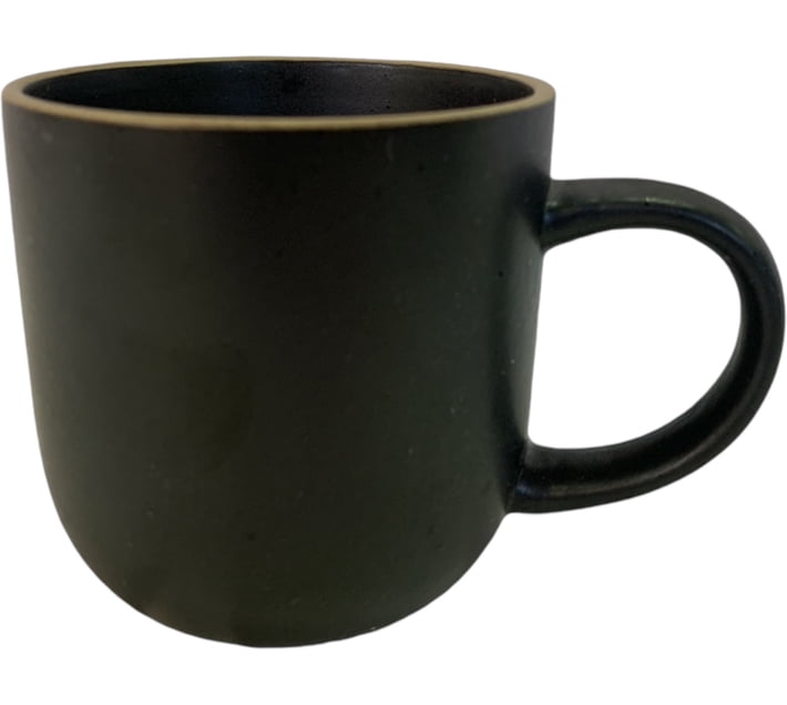 Crockery Centre Mug Embossed 6 Piece Porcelain Coffee Mug (350 ml, Pack ...