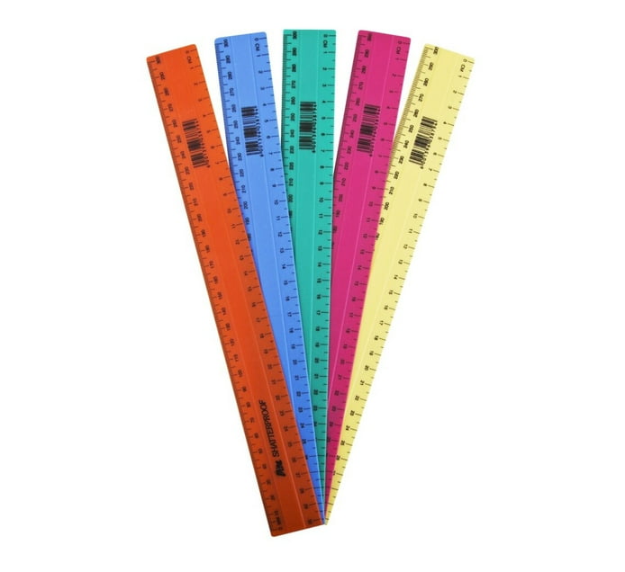 Buy Croxley 30cm Shatterproof Rulers 10-Pack in Bulk | Makro Business