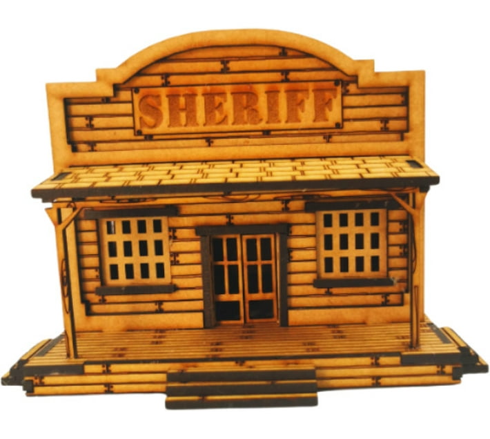 One Stop Gift Shop Wild West Sheriff Office DIY Build It Yourself Kit ...