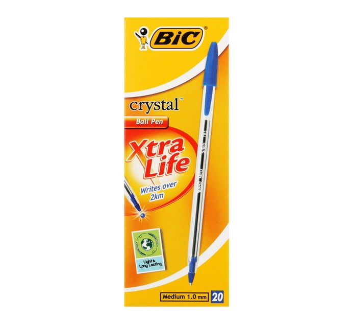 Buy Bic Crystal Ballpoint Pen 20 Pack in Bulk | Makro Business