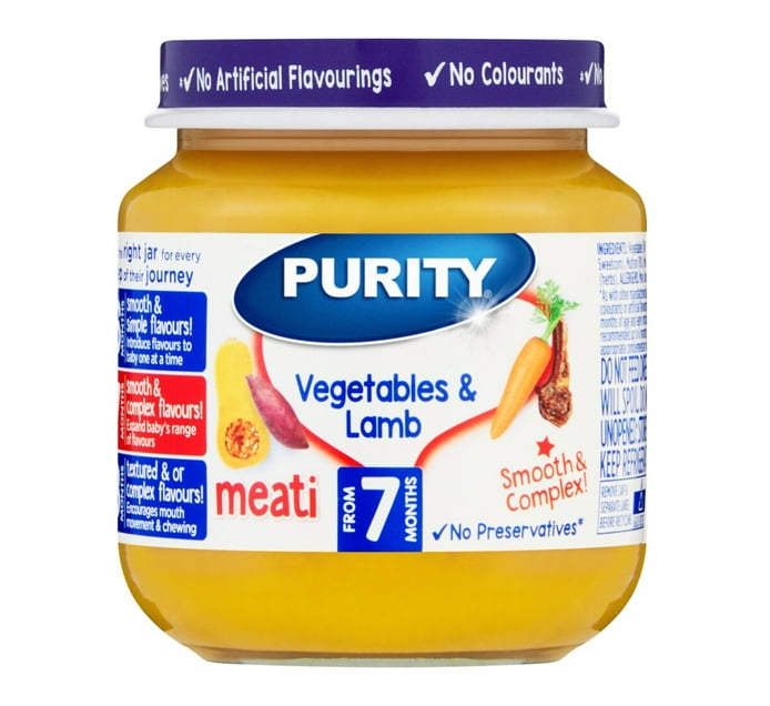 Purity 2nd Foods Veg&lamb | Makro