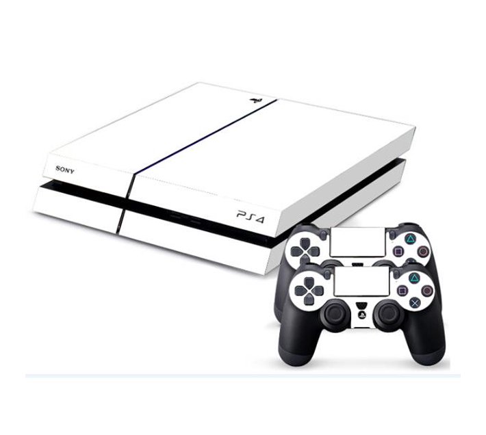 Someone’s in a Makro SKIN-NIT Decal Skin For PS4: White Mood