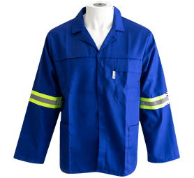 Beck Econo Conti Reflective Tape Jacket Royal Blue Size 36 Builders ...