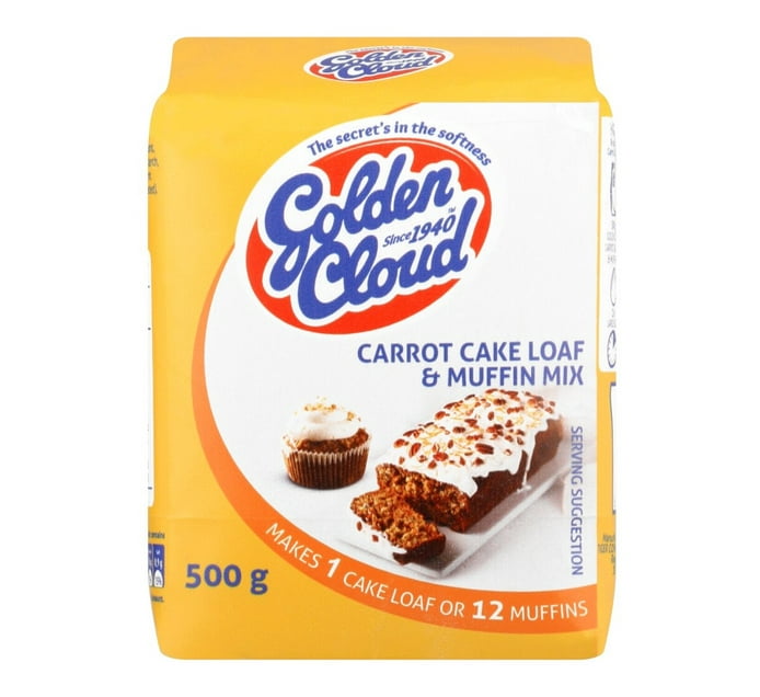 Buy Golden Cloud Easy Mix Carrot Muffin (500 g) in Bulk | Makro Business