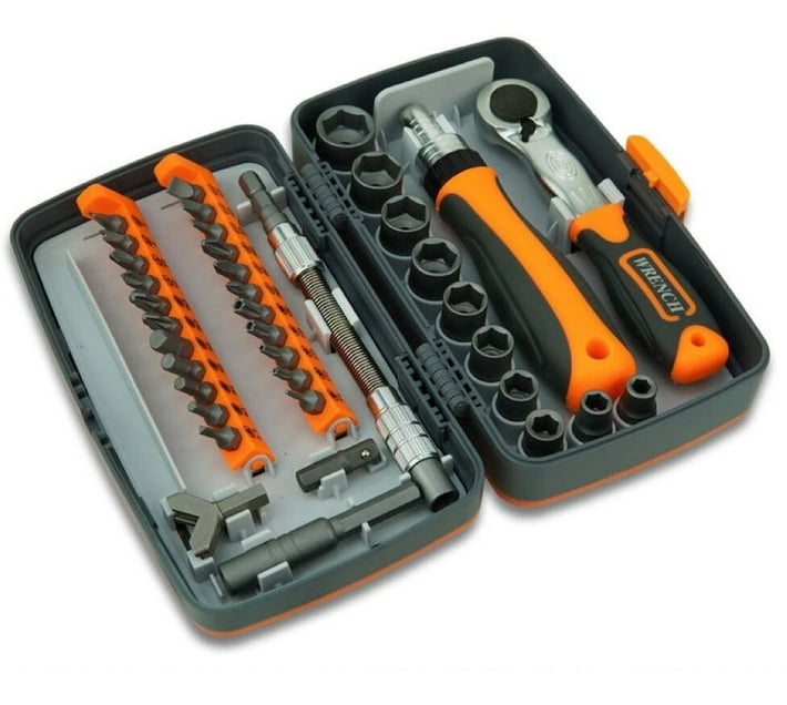 The Good Sport Tool Ratchet Screwdriver Set 38 In 1 Adjustable Socket ...
