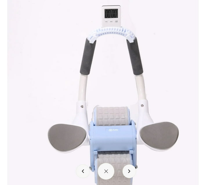 HOME GYM Automatic Rebound Abs Roller Wheel Ab Exerciser (Blue) | Makro