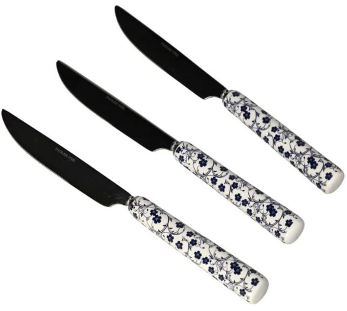danny home RD2011-1 Porcelain Table Knife Set (Pack of 3) | Makro