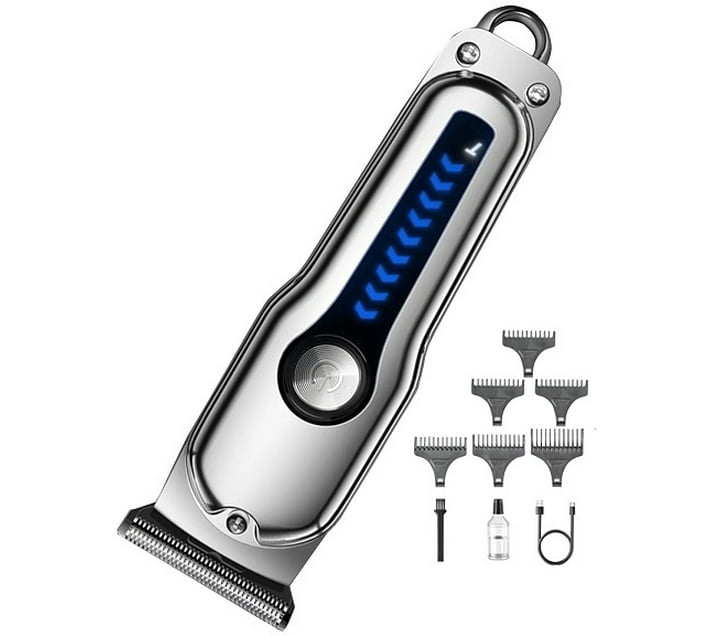 aorlis AB-LF26 Trimmer 3 hr Runtime 1 Length Settings (Silver) | Makro