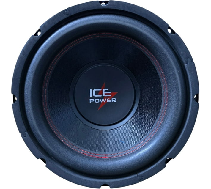 ICE POWER IPW-1001 Subwoofer Rear Deck Mounted Round Car Speaker (3000 ...