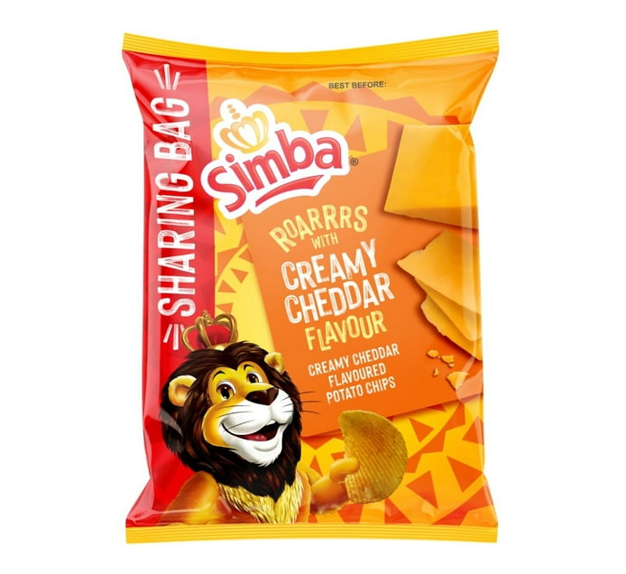 Someone’s in a Makro Simba Potato Chips Creamy Cheddar (15 x 200g) Mood