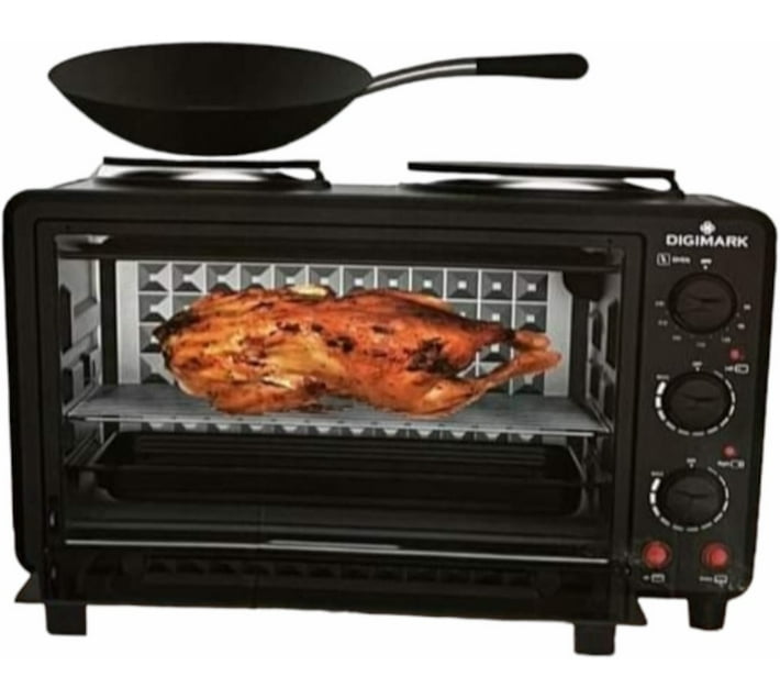 28 Litre Electric Oven with 2 Solid Hot Plates Digimark 28L Electric ...