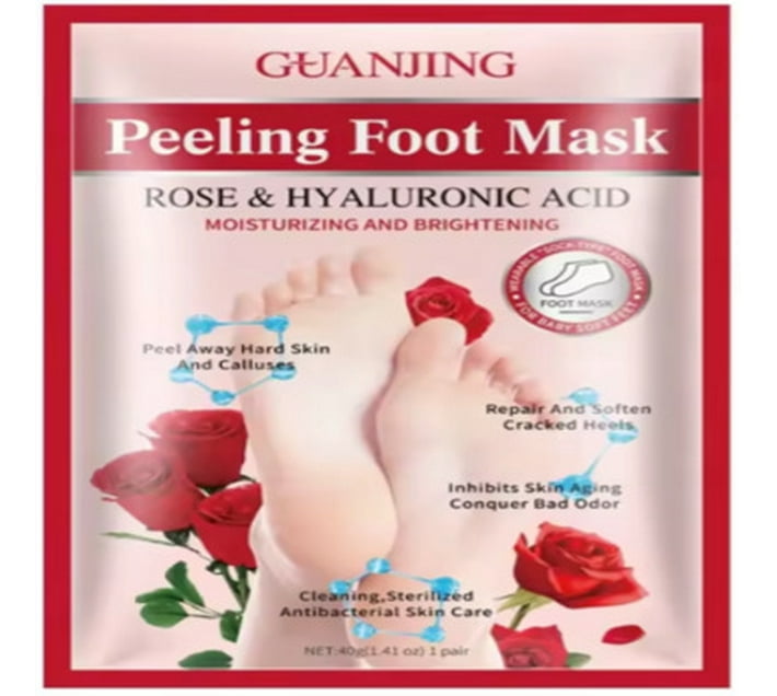 GUANJING Rose Foot Mask- Pair (25 g) | Makro