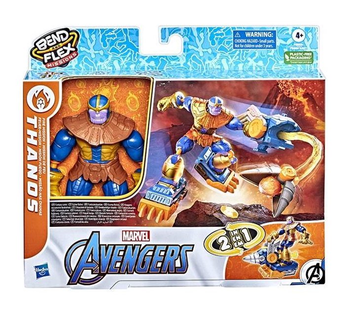 Someone’s in a Makro MARVEL-AVENGERS BEND AND FLEX THANOS FIRE MISSION Mood