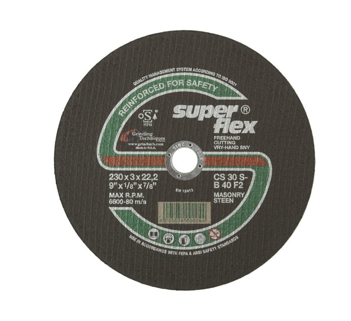 Someone’s in a Makro Superflex 230 x 3 x 22.2 Stone Cutting Disc Mood