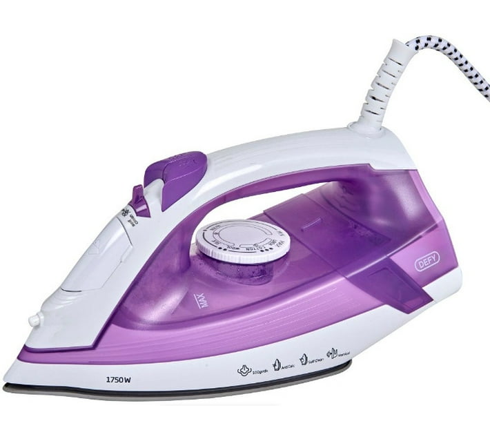 Defy 1750 Steam Iron (Purple, White) | Makro