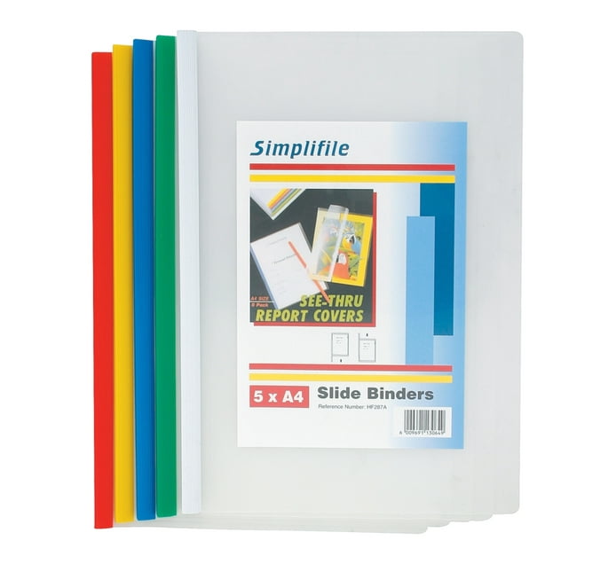 Buy Kenzel Slide Binder Files Assorted 5-pack in Bulk | Makro Business