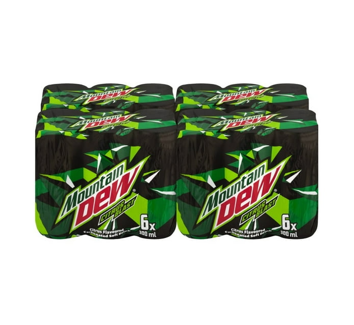 Buy Pepsi Cola Cans Mountain Dew (24 x 300 ml) in Bulk | Makro Business