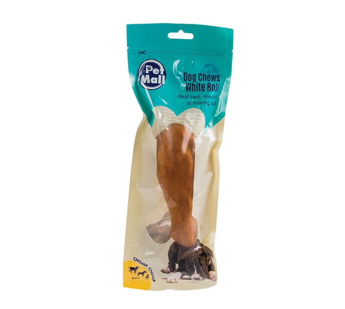 Someone’s in a Makro Rawhide Smoked Chicken Leg Chew - 15cm Mood