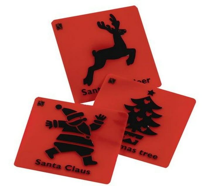 hartgoet Rubbing Plates - Christmas Craft Kits Art and Craft Kit (Red ...