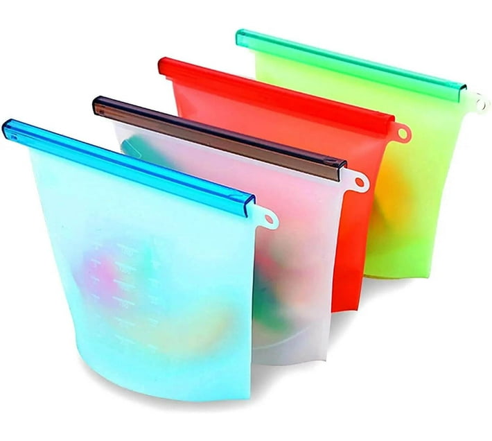 Perfect Dealz Reusable Freezer Bag With Sealer 2 Packs Waterproof ...