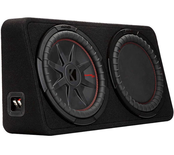 Kicker 300rms Sub & Enclosure Combo Subwoofer Tray Panel Round Car ...