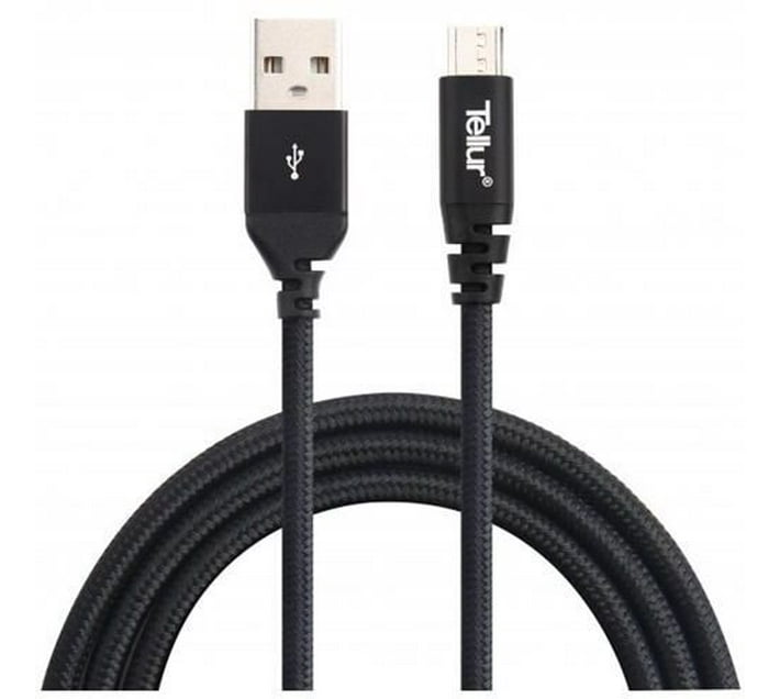 Buy TELLUR USB Type A To Micro USB 1 m Data Cable USB Micro Kevlar ...