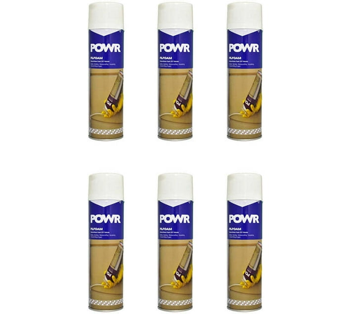 POWR Polyurethane Foam Filler (Filfoam) 750ml ( 6 Pack ) Exterior ...