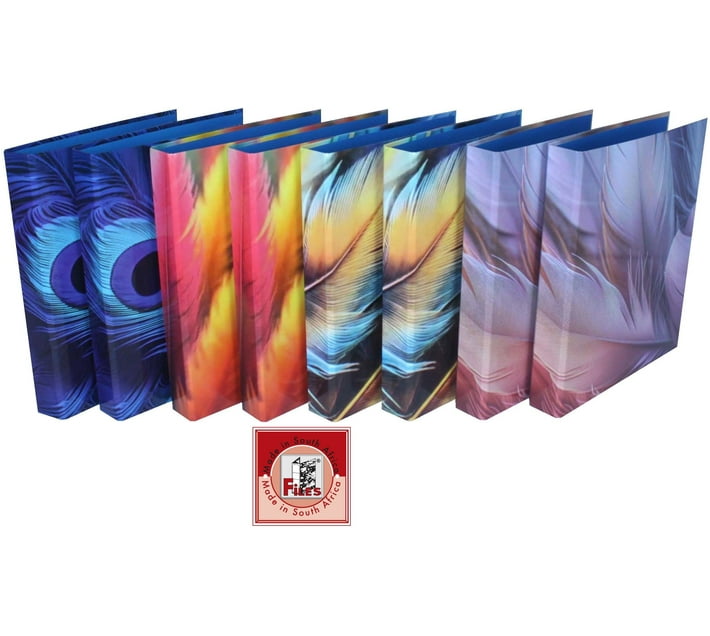 Buy Files Laminated GLOSS LAMINATED RING BINDER (Set of 8, Multicolour ...