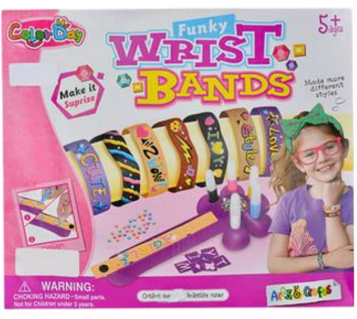 Khoki ART+CRAFT MAKE YOUR OWN WRIST BAND Traditional & Festival Art Kit ...