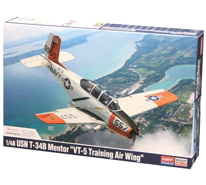 Academy 1/48 T-34B Mentor Craft Kits Art and Craft Kit (MULTICOLOUR ...