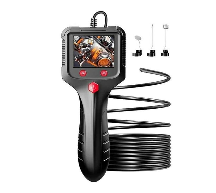 Someone’s in a Makro 2.4'' Handheld Screen Endoscope Camera Mood