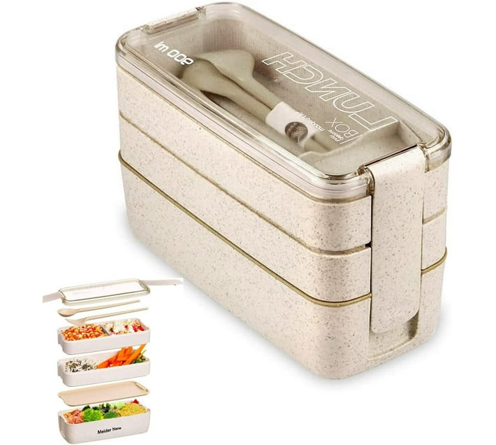 sgn Plastic Utility Container - 900 ml (Pack of 3, Beige) | Makro